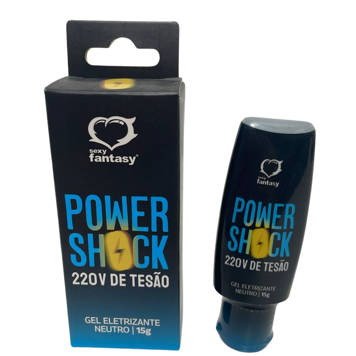 Power Shock 220 V de Tesão Gel Eletrizante Neutro 15g Sexy Fantasy ...